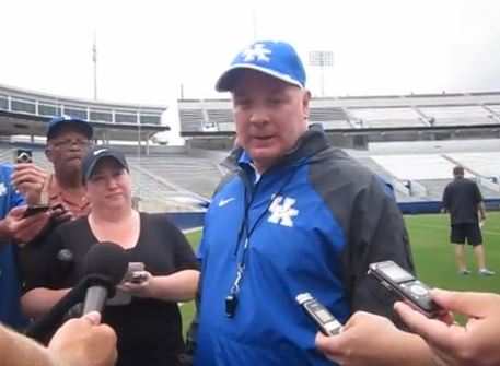Video: Mark Stoops Following Fan Day Practice | Nation of Blue