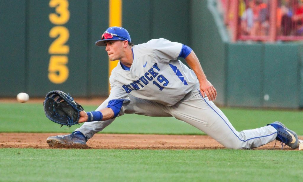 UK Baseball’s Evan White Wins Rawlings Gold Glove Award - Nation of Blue