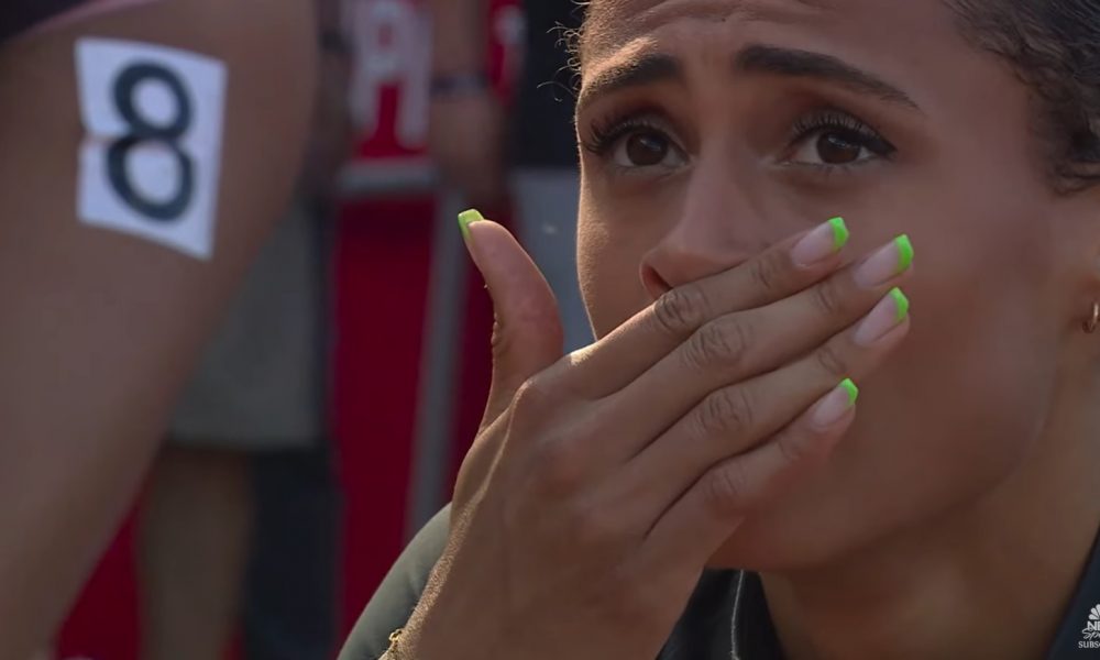 Sydney McLaughlin-Levrone breaks world record, Masai Russell wins gold ...