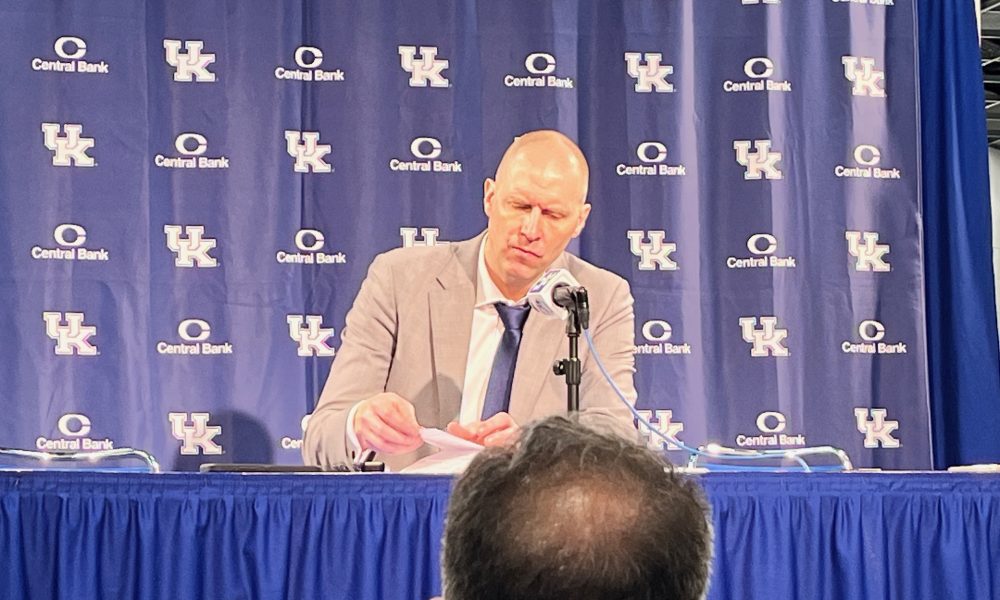 Mark Pope Previews Season at Kentucky Basketball Media Day - Nation of Blue
