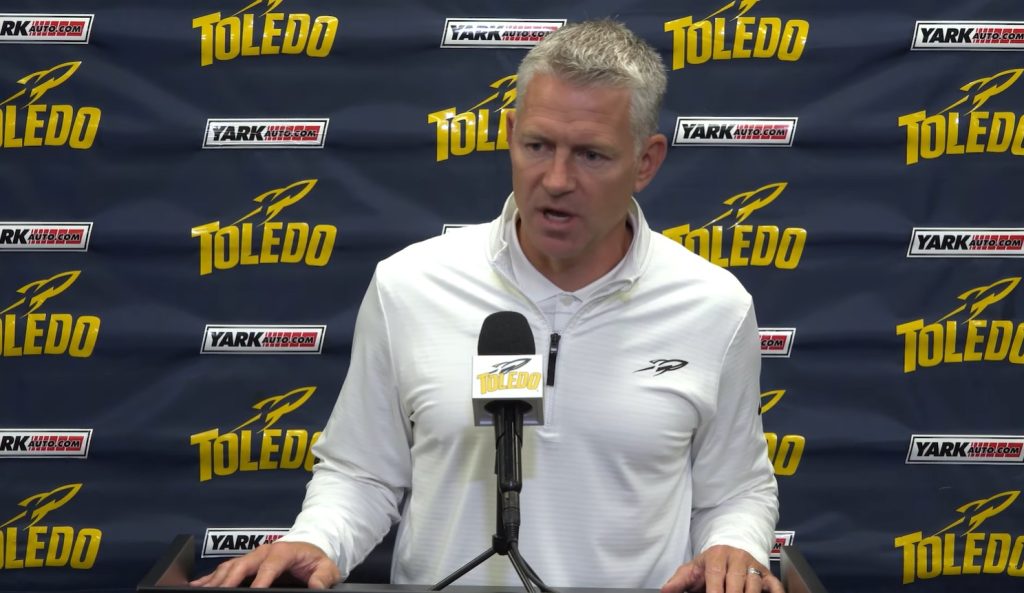 Toledo Football Coach Jason Candle Previews Kentucky Game - Nation of Blue