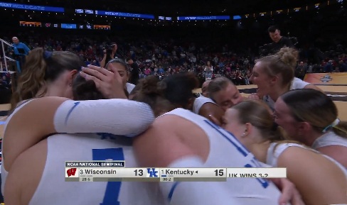 Eva Hudson Leads Kentucky Volleyball Rally Past Wisconsin - Nation of Blue
