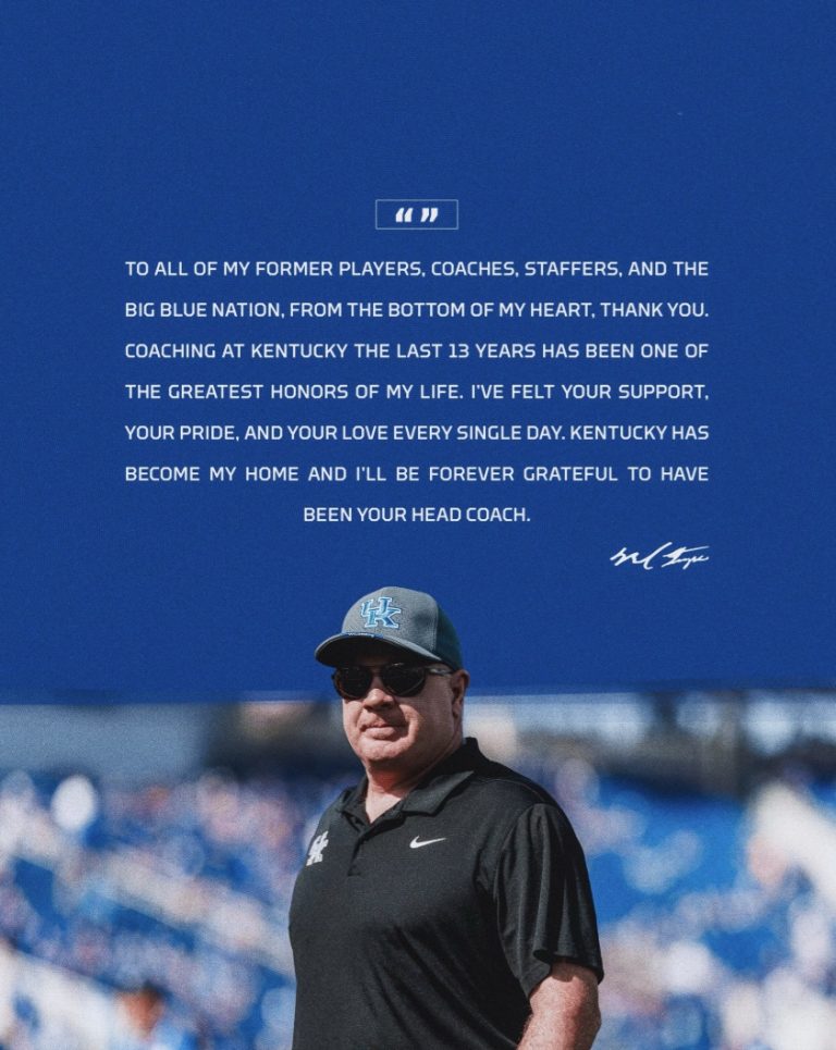 Mark Stoops Sends Heartfelt Message to Players, Coaches and BBN ...