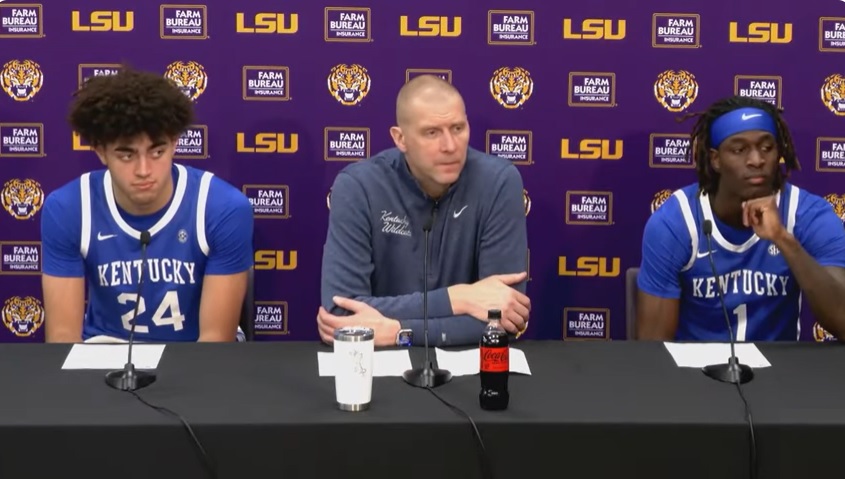 Mark Pope, Kentucky Players Discuss Comeback Win at LSU - Nation of Blue